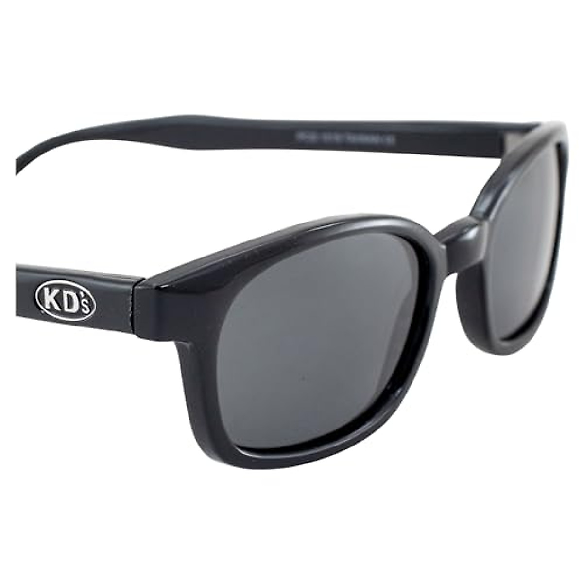 Pacific Coast Sunglasses Original X-KD's 20% Larger Polarized Lenses Black Frame Biker Sunglasses