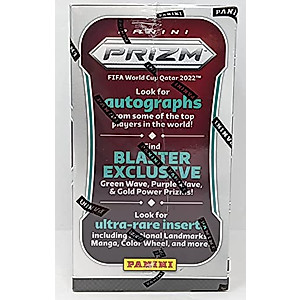 2022 Panini Prizm FIFA World Cup Qatar Soccer Blaster Box (24 Cards Total)