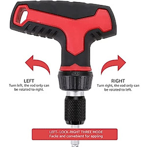 Amazon Basics 27-Piece Magnetic T-Handle Ratchet Wrench and Screwdriver Set