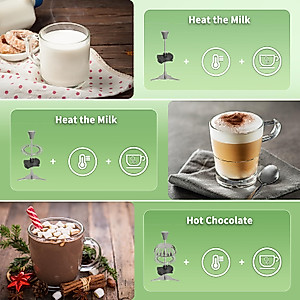 Maestri House Milk Frother, 21OZ Variable Temp and Froth Thickness Milk Frother and Steamer, Smart Touch Control Milk Warmer, Dishwasher Safe, Memory Function for Latte Cappuccino Hot Chocolate