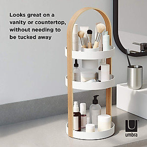 Umbra Bellwood Cosmetic Organizer (White-Natural)