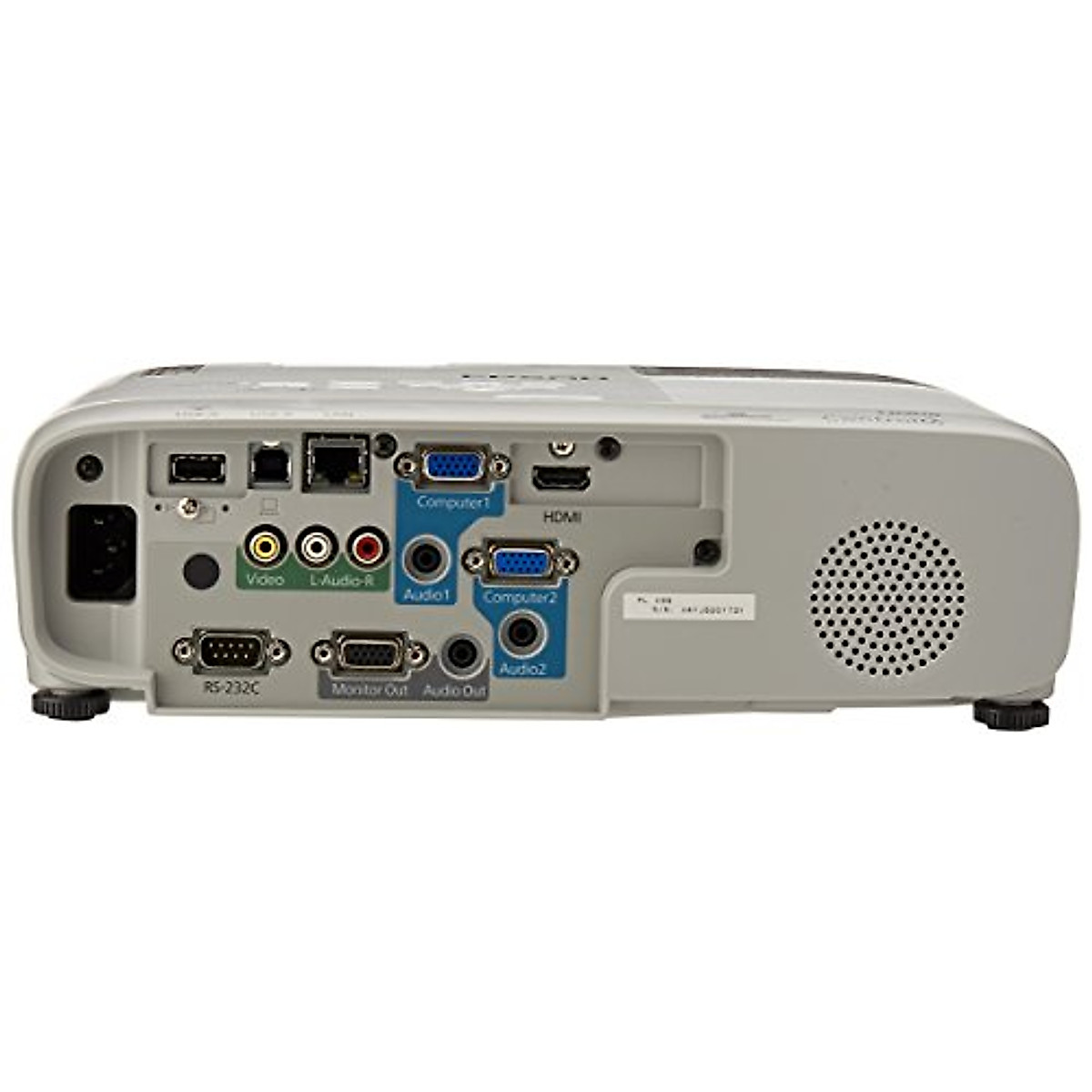 Epson PowerLite X39 LCD Projector - 4:3 - White, Gray