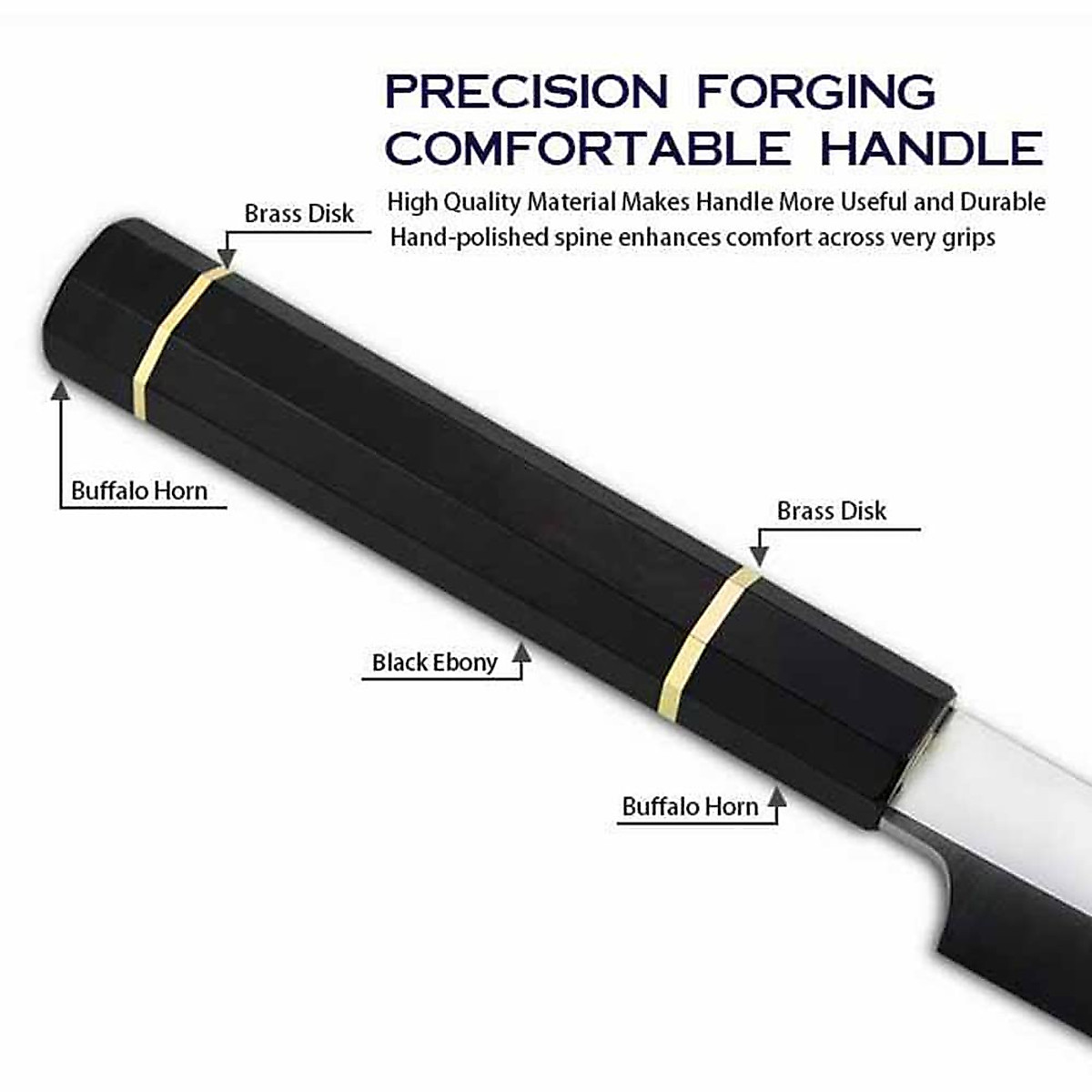 Tusonac 11 Inch Japanese Sashimi slicing knife 11inch blade with wooden handle 34layers damascus Sashimi Sushi Yanagiba Knife - BBQ Meat & Fish Slicing