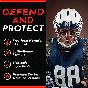 All-Out War Eye Black Stick, Non-Toxic, Dark Black Sports Drip, Anti-Glare, Stays On All Game, Baseball, Football, Lacrosse, Softball, Eye Black Baseball Accessories, Eyeblack Baseball Drip, 3 Pack