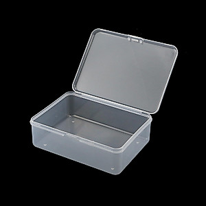 Tighall 6pcs/Pack Clear Plastic Storage Containers Box with Lids for Organizing Stackable Storage Bin Home Storage and Organization Acessory