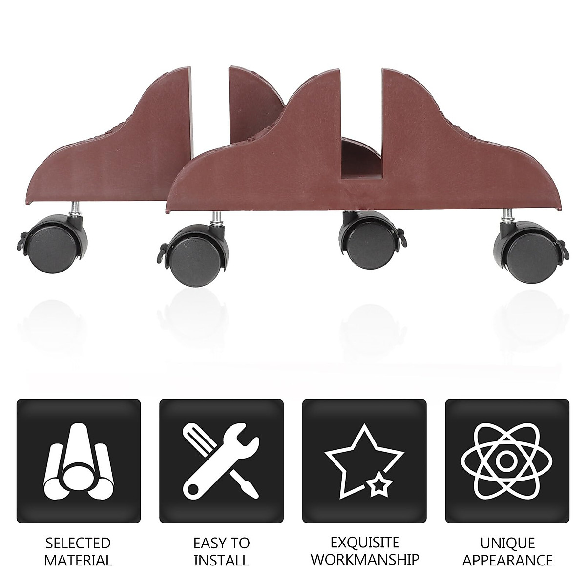 2pcs Screen Base Household Divider Bracket Divider Base Room Partition Support Bases Divider Stand Home Accessory Partition Holders Divider Accessory Wear-resistant Screen Feet