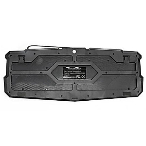 NC A877 114-Key LED Backlit Wired USB Gaming Keyboard Black