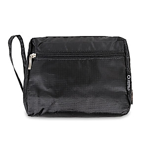 J World New York Buena Folding Backpack, Black, 6 X 11 X 15.7 (H X W X D)