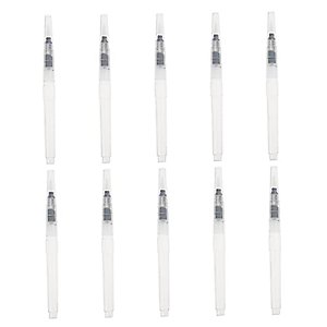 MAGICLULU 10pcs Bulk Pencils Ink Pen Set Travel Watercolor Brushes Refillable Paint Pen Water Color Maker Watercolor Brush Pens Water Color Brush Pens Water Coloring Brush Pen Writing Brush