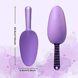 YAIKOAI 4 Pack Plastic Garden Shovel Plant Hand Shovel Trowels Home Gardening Tools for Flower Vegetables Soil Transplanting, Weeding, Moving, Digging Planting, A Style