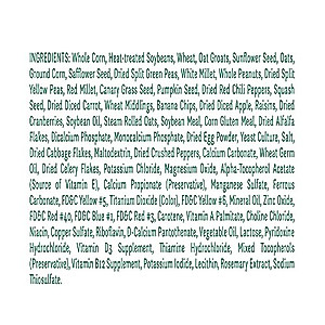 Wild Harvest Advanced Nutrition Parrot 8 Pound Bag,White