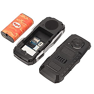 2G Senior Cell Phone Unlocked, 2.8 Inch HD Screen SOS Large Buttons Dual SIM Phone with Emergency Light, 13800mAh Battery Senior Basic Phone (Black)