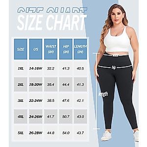 COOTRY Plus Size Fleece Lined Leggings for Women Thermal Underwear Long Johns Base Layer Pajama Bottoms Cold Weather Pants Black 2XL