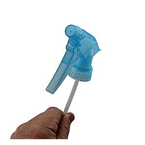 2-Piece Set of 22oz Diamond Plastic Water Bottle Sprayers with Adjustable Nozzles - Versatile Use for Cleaning, Gardening, Hair Care Aromatherapy, Misting Plants (Blue)