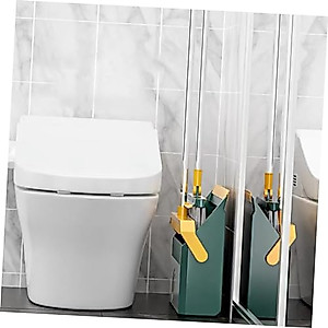 SOESFOUFU 1 Set Folding Broom Dustpan Standing Dustpan Kitchen Broom Indoor Broom Household Dustpan and Broom Long Handle Dust Pan Dust Pan and Broom Heavy Duty Broom Office Broom Pet Brush