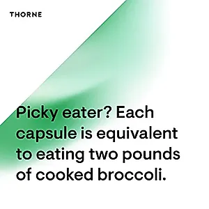 Thorne Crucera-SGS - Broccoli Seed Extract for Antioxidant Support - Sulforaphane Glucosinolate (SGS) - 60 Capsules