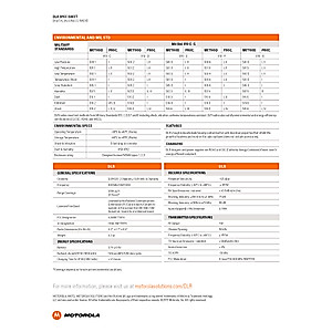 6 Motorola DLR1060 Two Way Radios & 1 Motorola 56531 6 Radio Charger Black