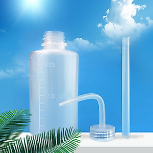 Yugui Tattoo Wash Bottle 2Pcs Wash Bottle Watering Tools Economy Plastic Squeeze Bottle 500ml&250mL for Medical Label