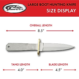 Szco Supplies Boot Blade Hunting Knife, 8.5-Inch