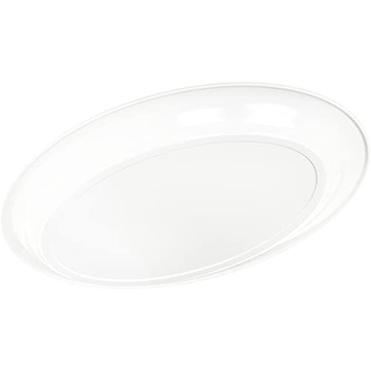Carlisle FoodService Products Displayware Plastic Catering Platter 21" x 15" White
