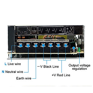 inShareplus 12V 10A 120W, DC Universal Regulated Switching Power Supply, 100-240V AC to DC 12 Volt LED Driver, Converter, Transformer for LED Strip Light, Computer Project,