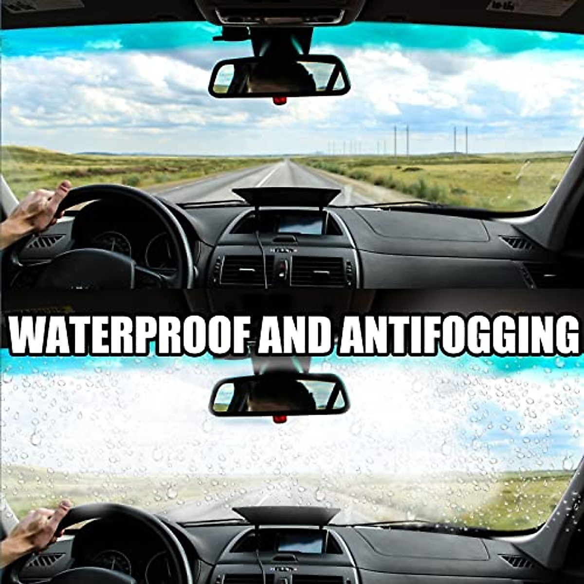 Car Glass Fog Rainproof Agent Fog Spray For Car Windshield Fogging Rainproof Nano Rain Remover 30 And 100ml Car Interior Accessories (A-100ML, 1 Size)