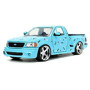 Jada Toys I Love The 90’s 1:24 1999 Ford F150 SVT Lightning Die-cast Car, Toys for Kids and Adults, Sky Blue (26136)