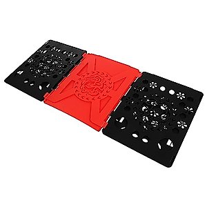 Cabilock 1pc Clothes Folding Board Plastic Laundry Folders Shirt Folding Board Closet Organizer Clothing Tray Kids Shirt Plastic File Folders Tool Organizer Bag Plastic Stacking Board Red