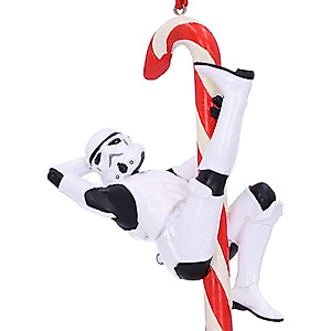 Nemesis Now Stormtrooper Candy Cane Hanging Ornament Decoration 12cm, Christmas