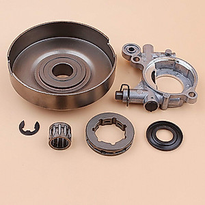 Replacement Parts, Clutch Drum Oil Pump Kit for Husqvarna 575xp 576xp 570 Chainsaw 3/8x7T 537036205