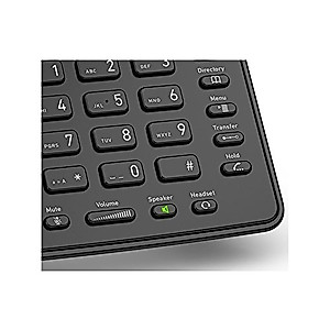 Snom SNO-D745 Sip Desk Phone with High-Resolution Display VoIP Phone and Device, Black