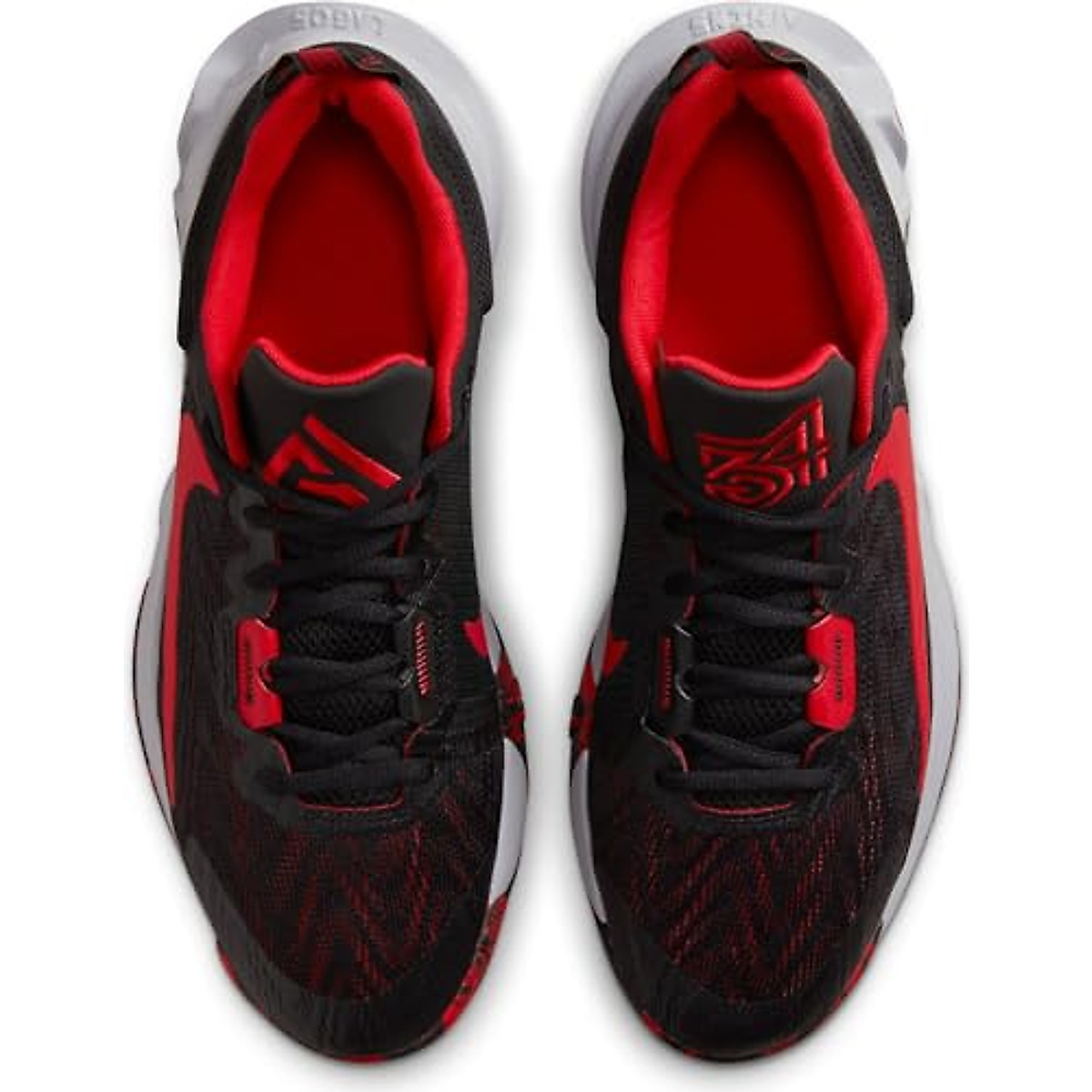 Nike Giannis Immortality 2 Men's Basketball Shoes, Black/University RED-Wolf Grey, 11 UK