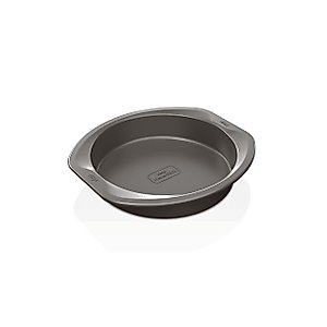 Ninja B30309 Foodi NeverStick Premium 9 inch Round Cake Pan, Nonstick, Oven Safe up to 500⁰F, Dishwasher Safe, Grey