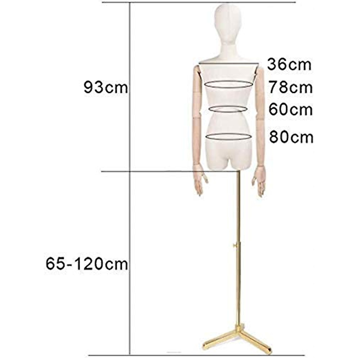 Manikins Tailors Dummy Female Tailors Dummy Mannequin Dressmakers Dummies Tailor Dummy with Stand