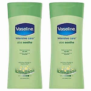 Vaseline Intensive Care Aloe Soothe Lotion 400Ml - Pack of 2