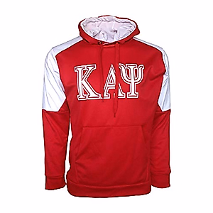 Mega Greek Kappa Alpha Psi Hooded Sweatshirt (Large) Red