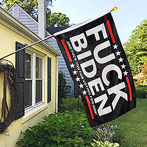 XIFAN Premium Flag for Fuck Biden 3x5 Ft FK Biden Polyester Banner with Brass Grommets Outdoor Decoration