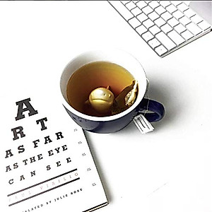 Creature Cups Shark Ceramic Cup (11 Ounce, Deep Blue Exterior) - Hidden Animal Inside Mug - Birthday, Holiday, and Housewarming Gift for Coffee & Tea Lovers