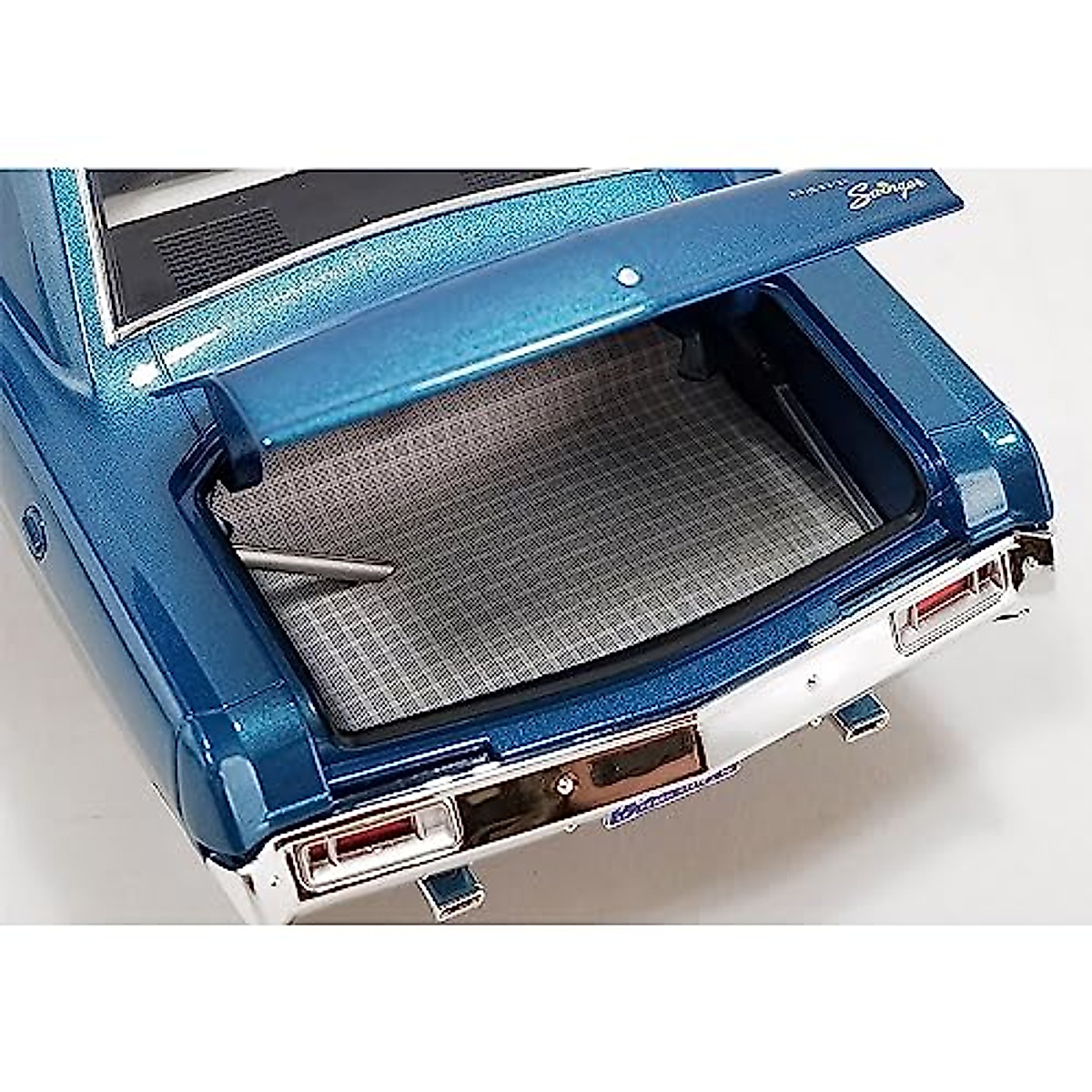 1970 Dart Swinger Blue Metallic with White Interior Limited Edition to 276 Pieces Worldwide 1/18 Diecast Model Car by Acme A1806409