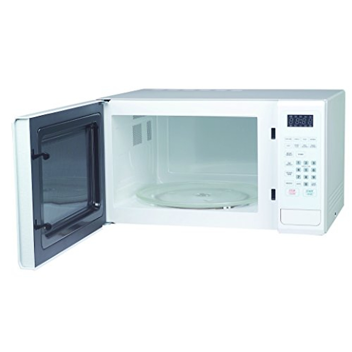 Magic Chef Cu. Ft Countertop Oven with Push-Button Door in White MCM1110W 1.1 cu.ft. 1000W Microwave