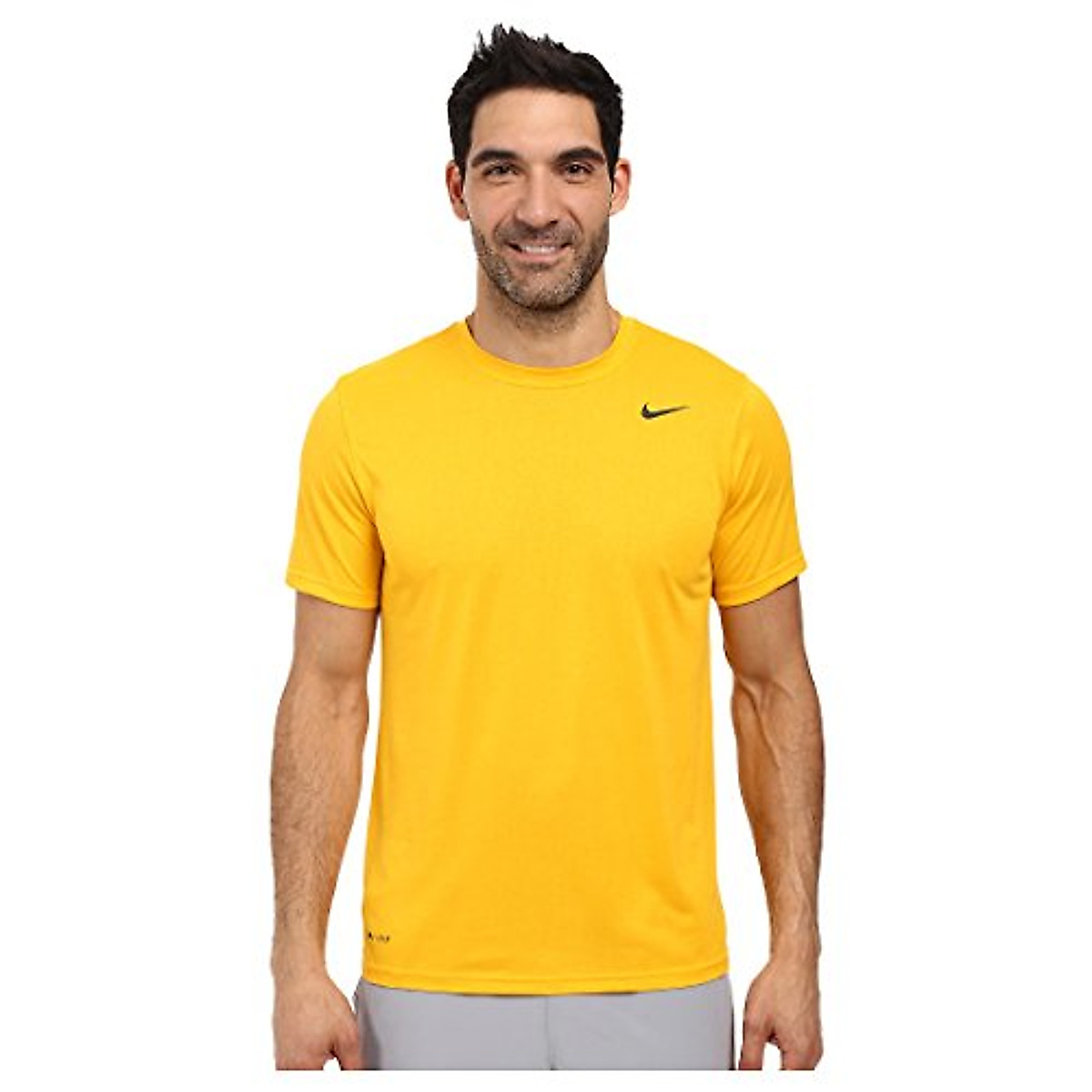 NIKE Men's Dry Legend 2 Tee, University Gold/Black/Black, Medium