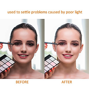 Tomshine LED Vanity Lights for Mirror 5 Bulbs 3 Color Modes Brightness Dimmable 4W USB Power Makeup Cosmetic Table Dressing Light for Bathroom Dressing Room Christmas Gift