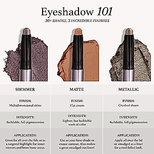 Julep Eyeshadow 101 Crème to Powder Waterproof Eyeshadow Stick, Cocoa Shimmer