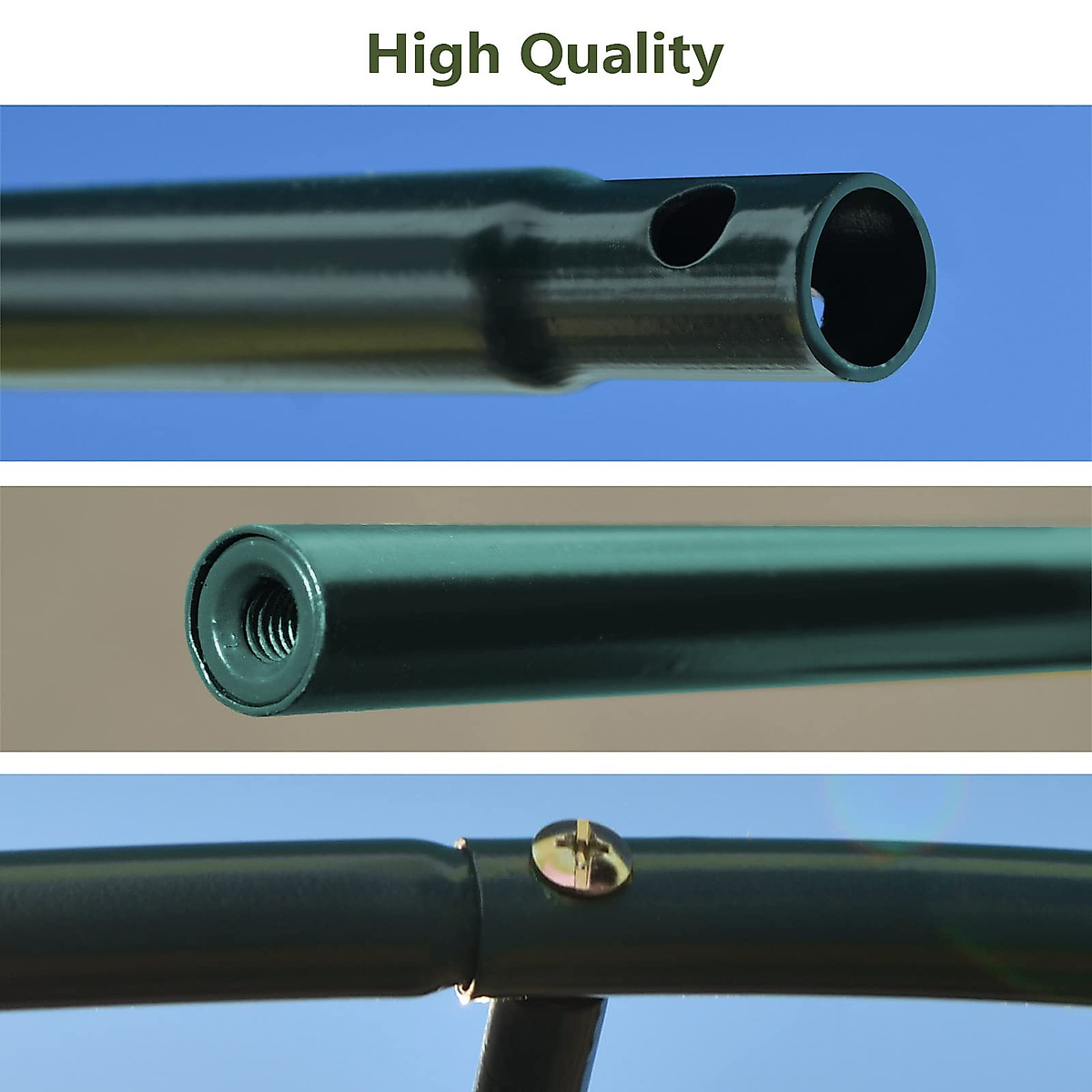 YardGrow Reconfigurable Metal Wedding Arch Garden Arbor Pergola for Indoor/Outdoor Garden Climbing Plants Vines (90.5" W x 15" D x 74.8" H)