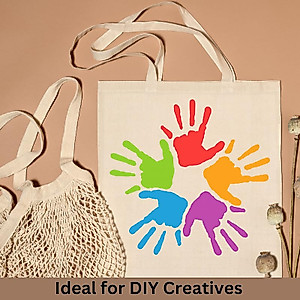 Saan Club 100% Cotton Tote Bags Bulk - Pack of 5 Canvas Tote Bags, Plain Lightweight Washable Foldable Canvas Grocery Bags, Reusable Shopping Bags for Groceries