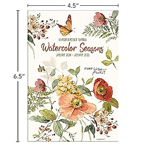 LANG Watercolor Seasons 2024 Monthly Pocket Planner (24991003189)