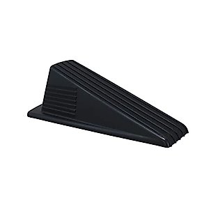 Shepherd Hardware 3762E Heavy Duty Jumbo Hard Plastic Door Wedge, 1-Pack, Black