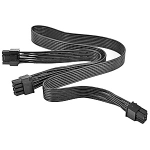 Zahara Power Cable Replacement for Cooler Master Silent Pro Gold PCIe 6 Pin to Dual 6+2 8P