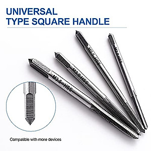 10 pcs Metric Tap Set M1 M1.2 M1.4 M1.6 M1.7 M1.8 M2 M2.5 M3 M3.5 for Clocks and Watches Tapping,Micro Taps Mini Metric Straight Flute Coarse Thread Design by Arbusb