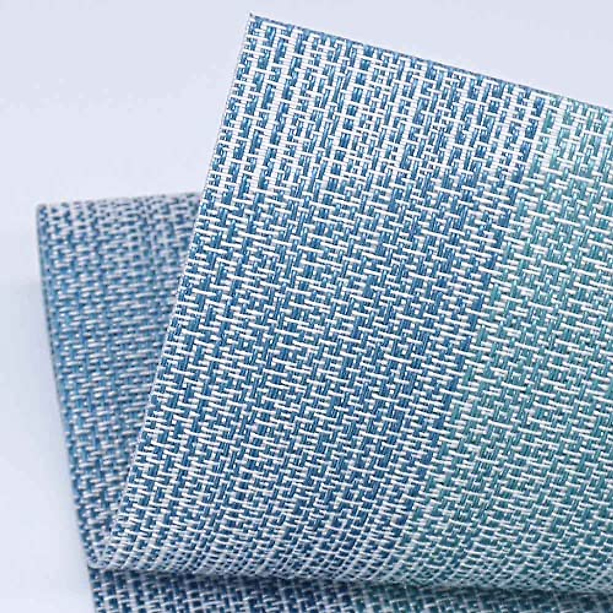 WaoDoing Placemats, Placemats for Dining Table, Heat Resistant Place Mats for Kitchen Table, PVC Table Mats, Easy to Clean, Set of 6